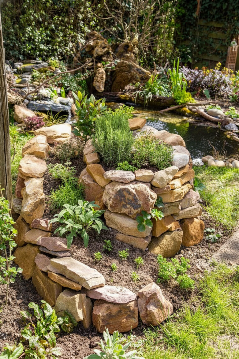 How to Build an Herb Spiral: Grow More Herbs in Less Space